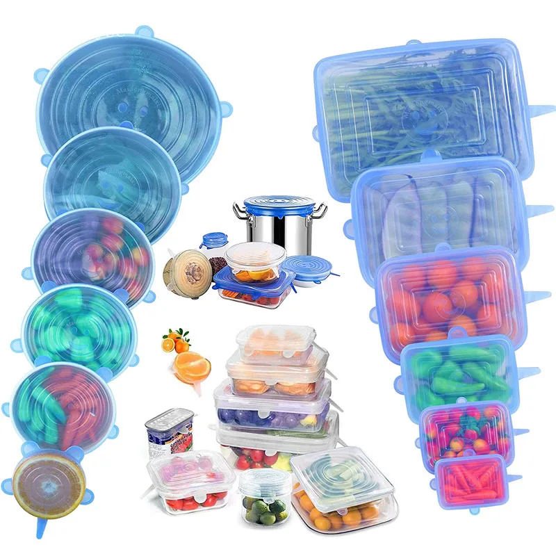 Couvercle-en-Silicone-extensible-r-utilisable-Durable-et-extensible ...