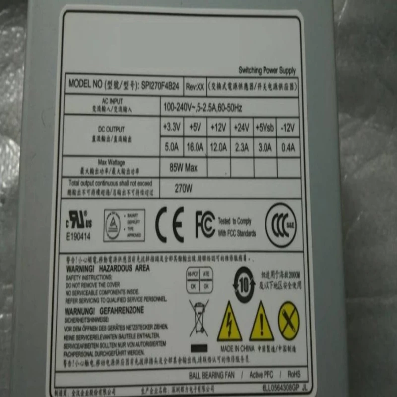 Original PSU For FSP 270W Switching Power Supply SPI270F4B24 ...