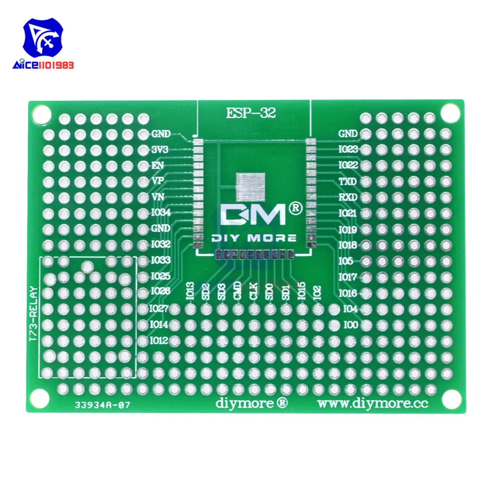 【KAMDSS015】diymore ESP8266 ESP-12F ESP-12E ESP32 ESP32S Double Side ...