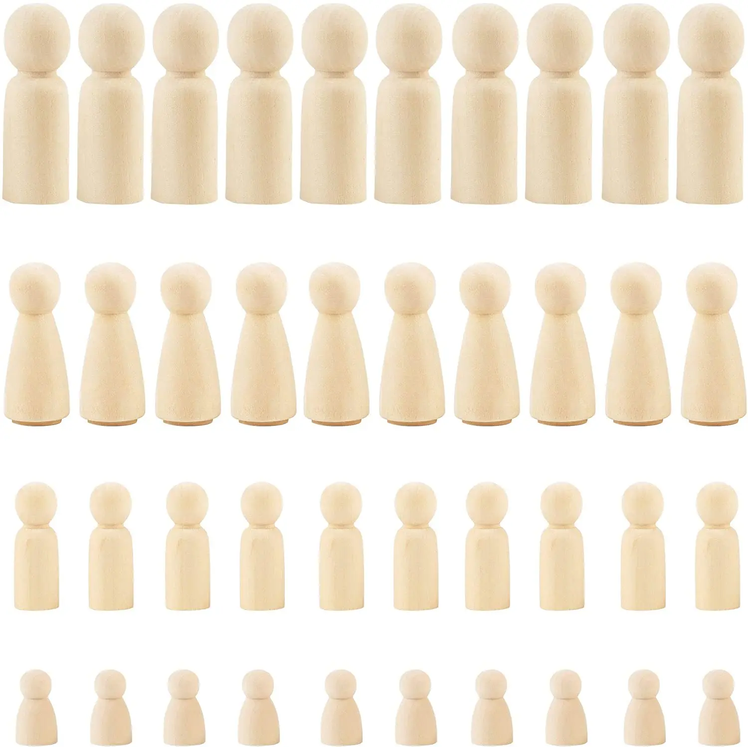 35-43-55-65Mm-Houten-Poppen-Natuurlijke-Unfinished-Houten-Pop-Mensen ...