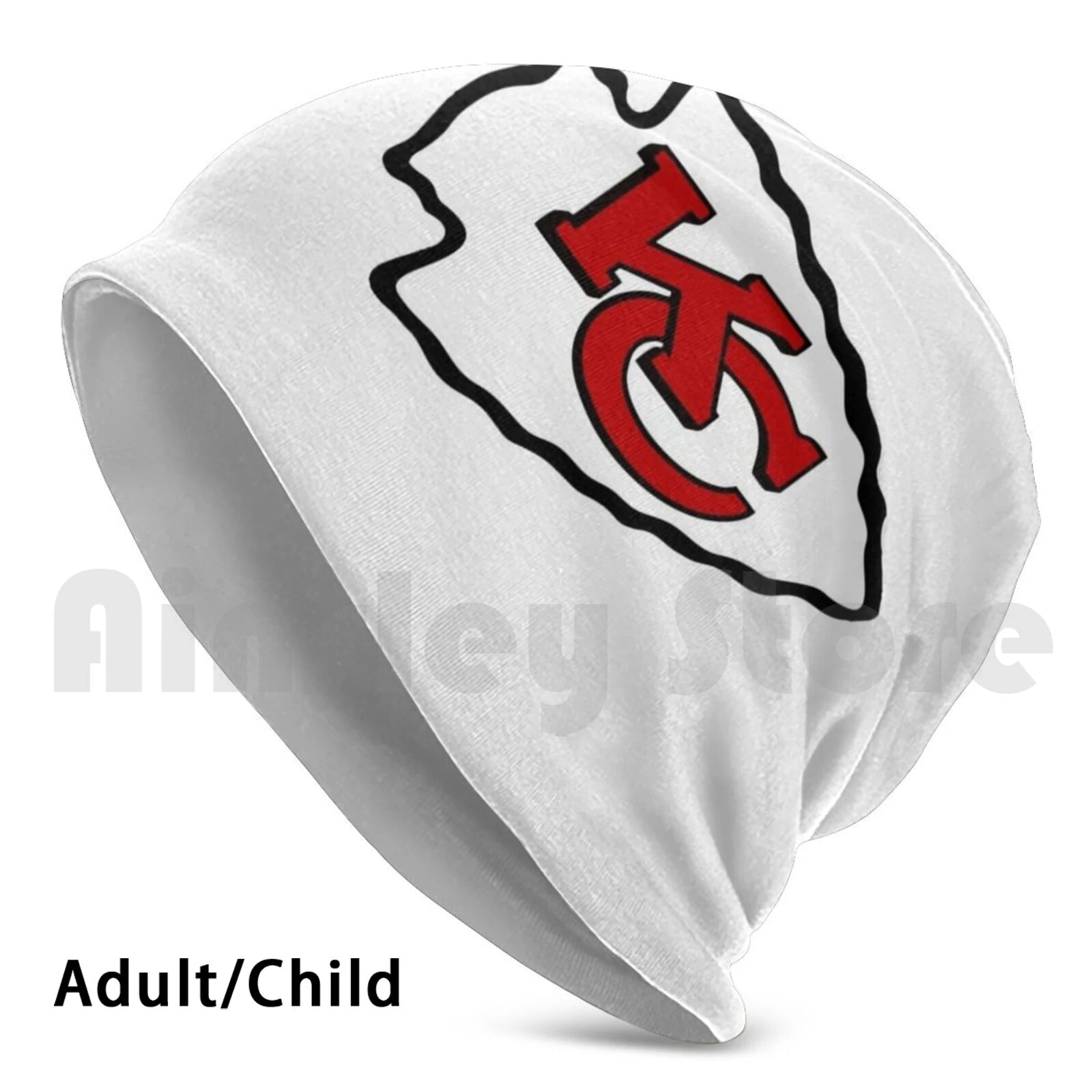 Chiefs-kansas Beanie Hedging Cap Diy Print Cushion City Logo Chief Kc ...