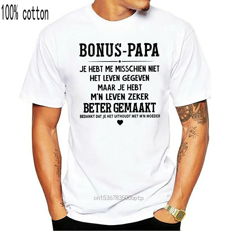 Bono papá mejor Gemaakt camiseta|Camisetas| - AliExpress