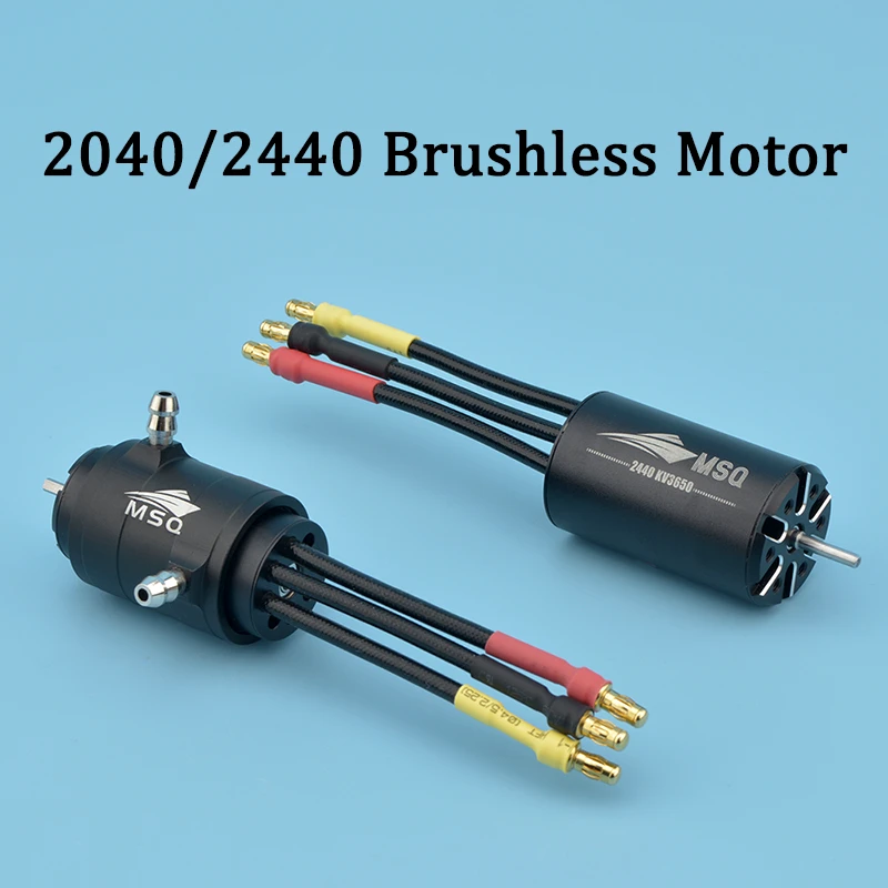 High Speed Good Quality MSQ 2040/2440 Brushless Motor 3700KV/3650KV 4 Poles For RC Boat|Parts ...