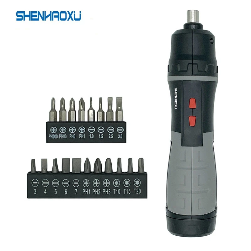 Cordless Electric Screwdriver Battery Operated Screw Driver Drill Tool ...