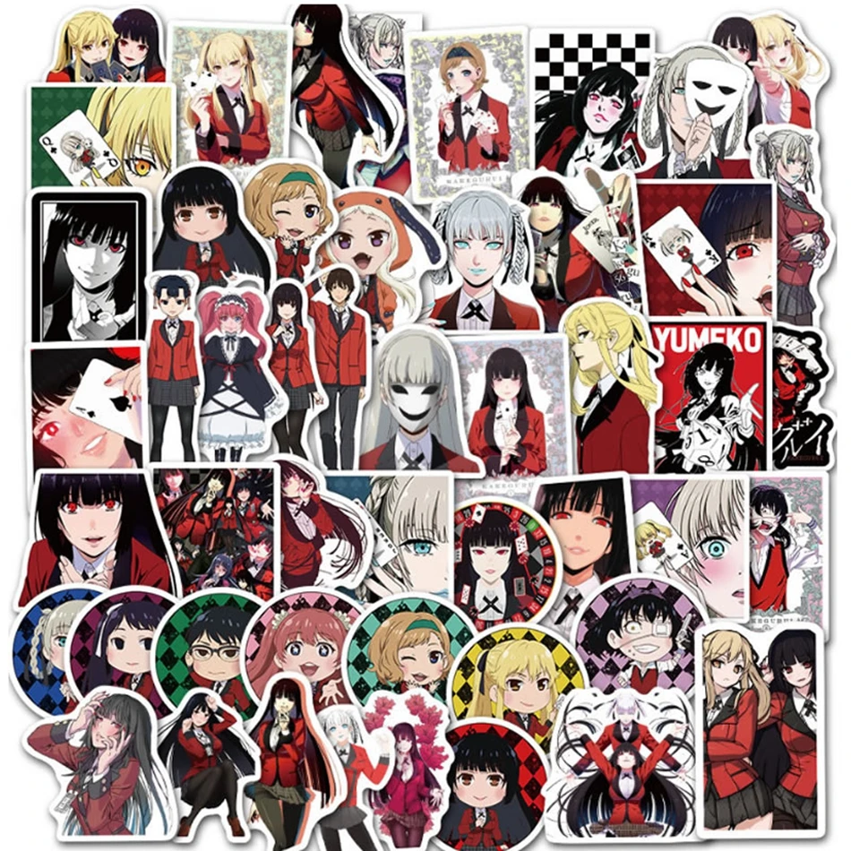 10/50pcs Anime Stickers Funny Waterproof Classic Cartoon Skateboard ...