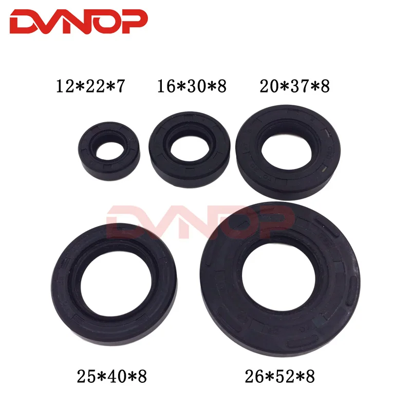 Selo de eixo de motor para motocicleta ax100, vedação completa do eixo ...