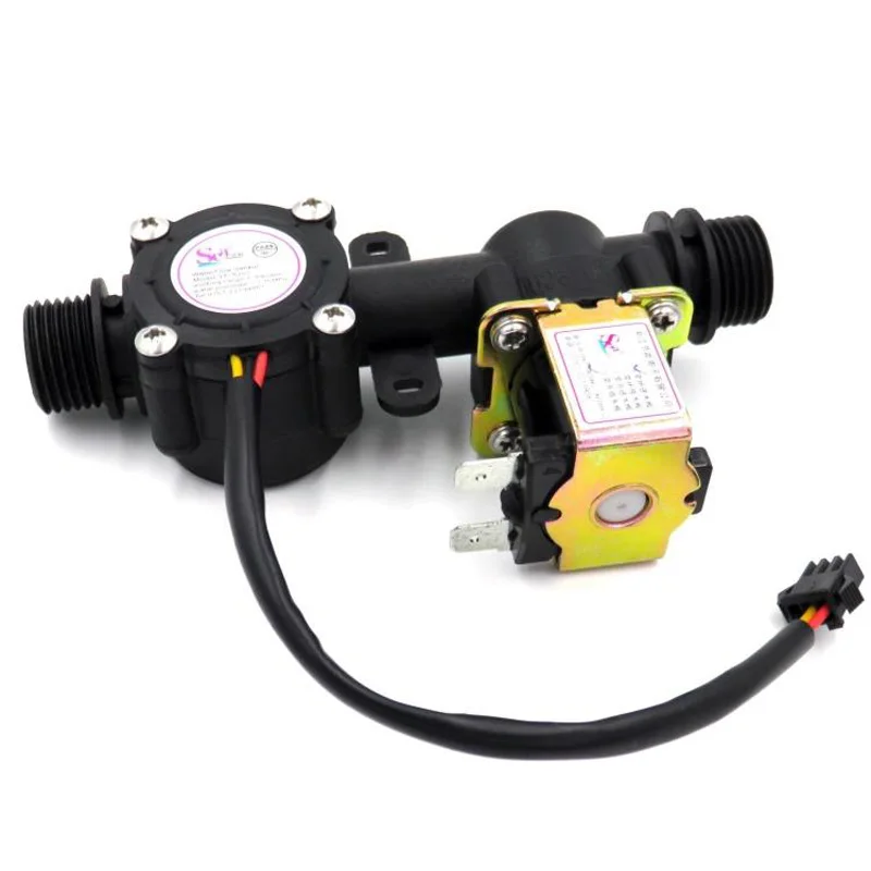 Solenoid-Water-Flow-Sensor-Flow-Meter-Water-Flow-Sensor-Hall-Flow ...