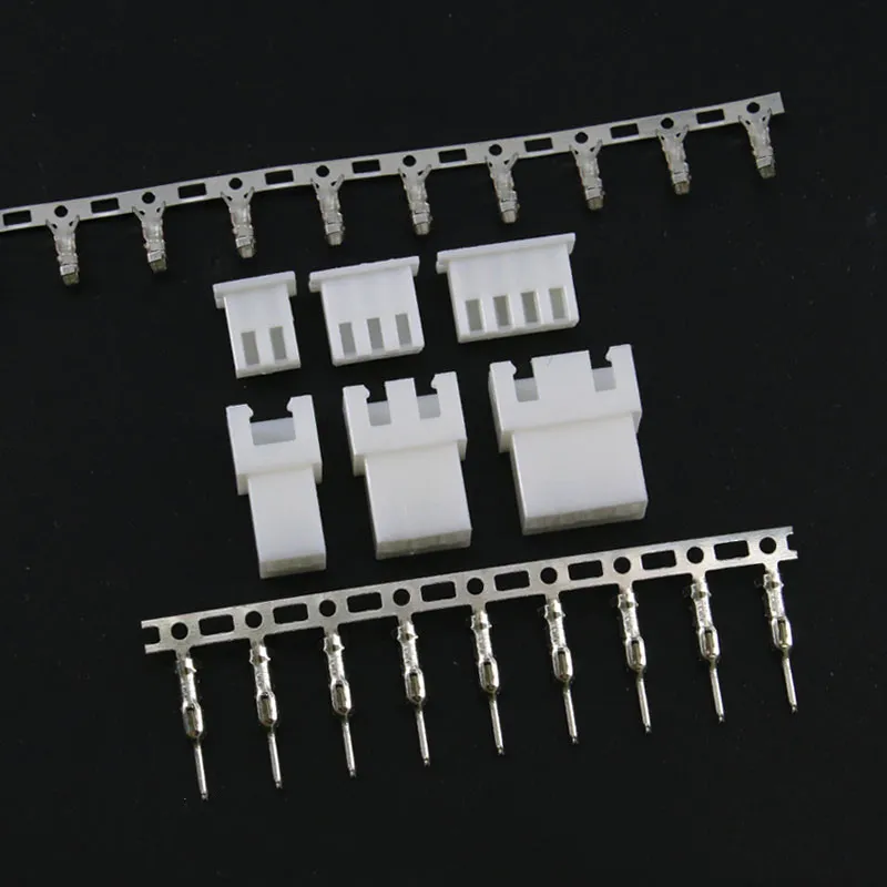 10sets XH2.54 2.54mm Wire Cable Connector XH Plug Male & Female JST Aerial Docking for Battery ...