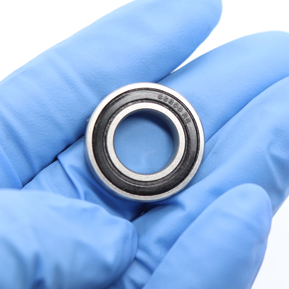 10pcs S6800rs Bearing 10*19*5 Mm Abec-3 440c Stainless Steel S 6800rs ...
