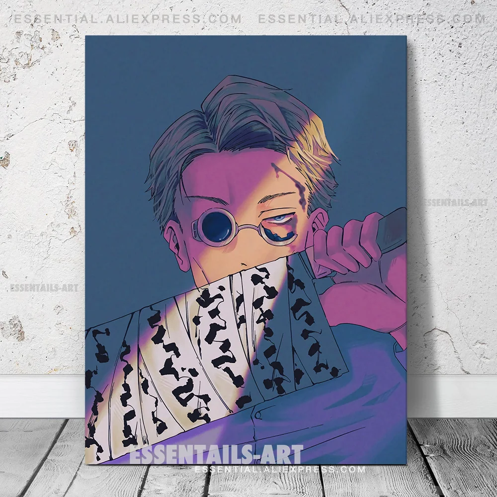 Prints Wall Art Manga Premium Art Print Wall Decor Kento Nanami Jujutsu ...