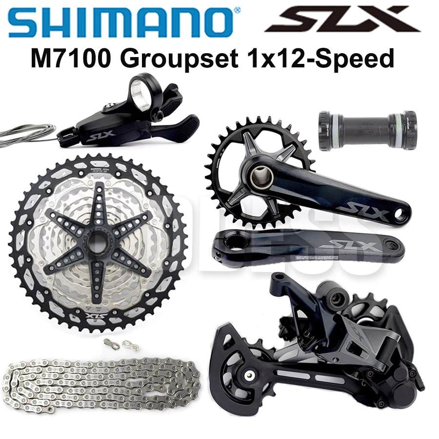 Shimano Deore Slx M7100 Groupset 1x12-speed 10-51t 32t 34t 170 175mm ...