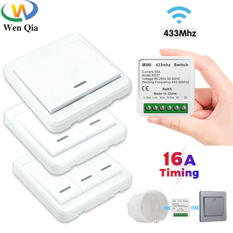 Wireless Light Switch Remote 220v | 220 Light Switch Remote Control ...