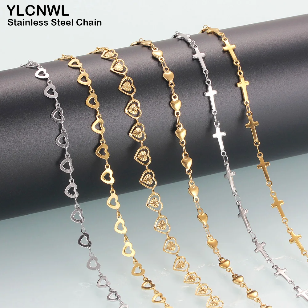 Fashion Stainless Steel Women's Neck Chain Necklace Gold Silver Color ...