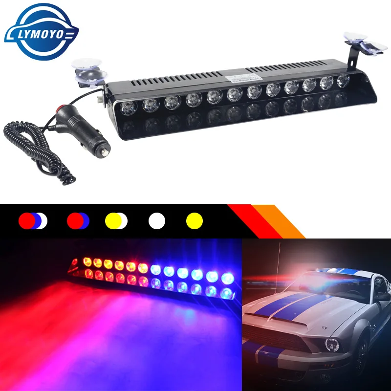 Warning Light Rgb Emergency Strobe 8led 9led 12led Car Police Strobe ...