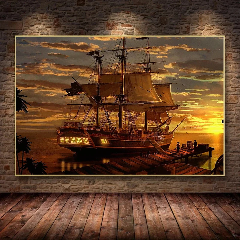 Pirate Ships Paintings