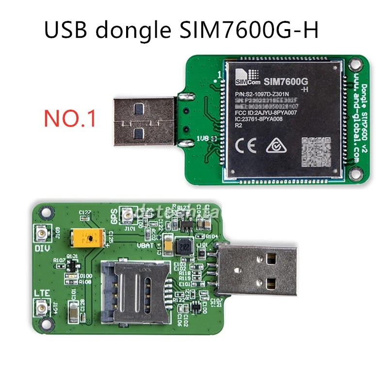 SIMCOM-SIM7600G-H-USB-Dongle-with-antenna-4G-LTE-Cat4-module-Testing ...