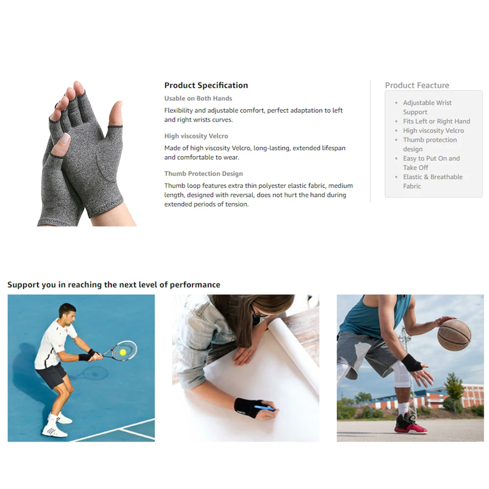 GANT DE MENAGE,Gants de Compression pour l'arthrite,1 paire,pour ...