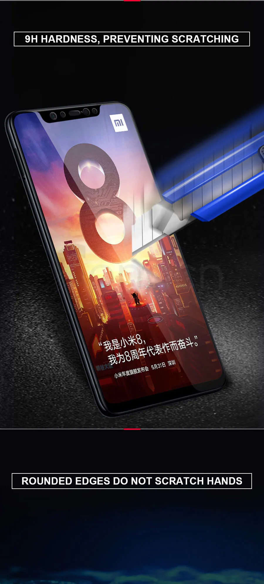 9D полное покрытие из закаленного стекла для Xiaomi mi 9 CC9 CC9E mi 8 SE A1 A2 A3 Lite Защитная ...