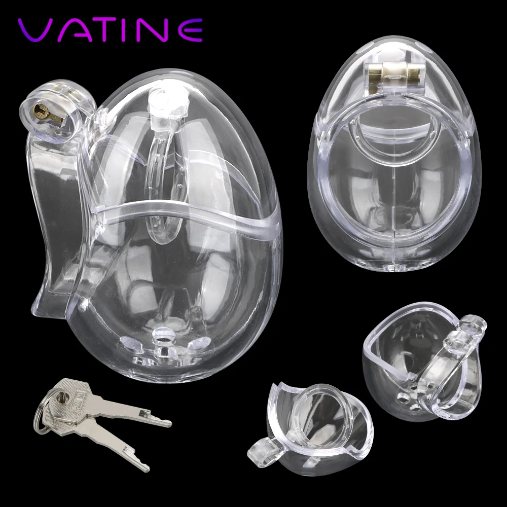 Egg Shape Fully Restraint Male Chastity Cage Lock Devices With Thorn ...