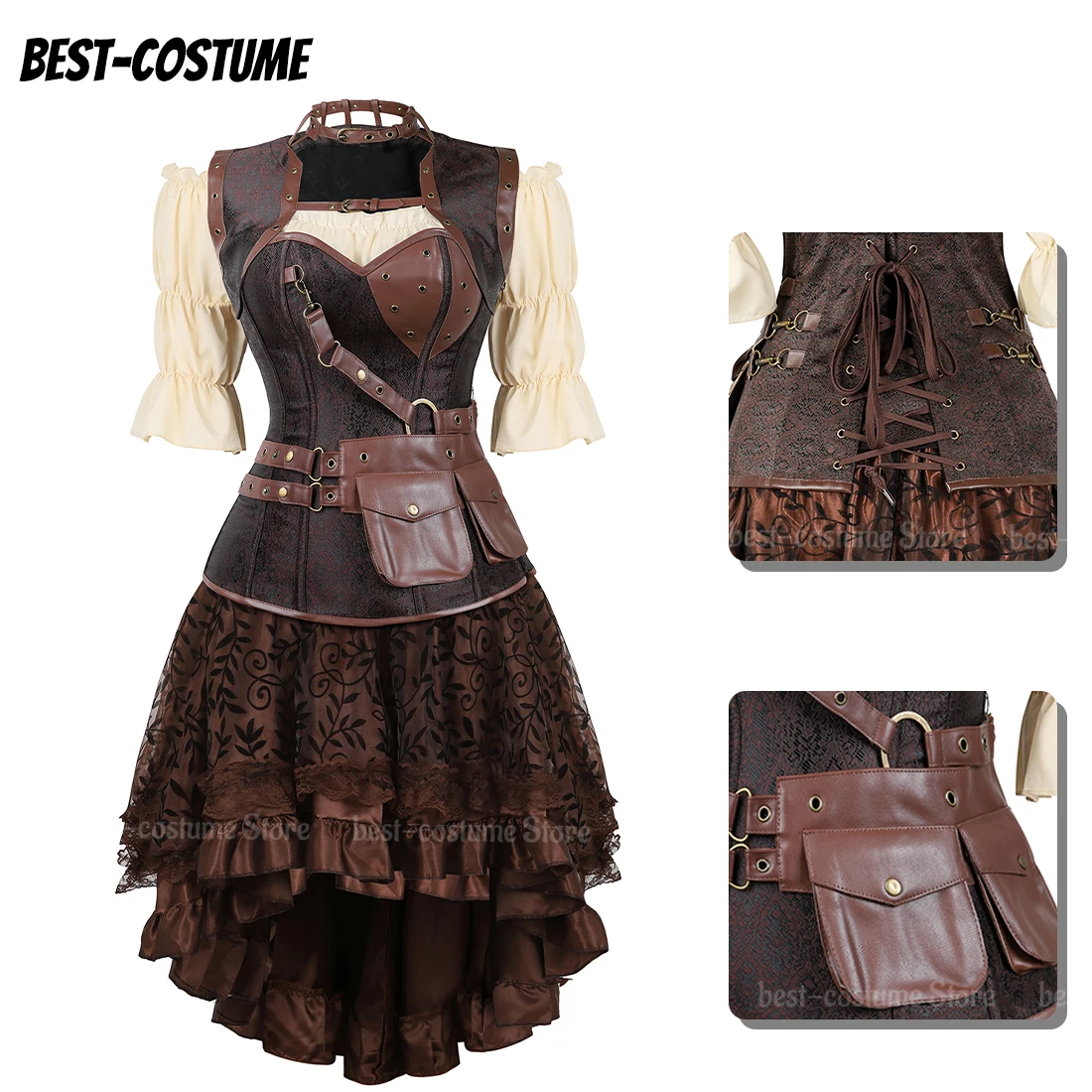 Steampunk Corset Plus Size