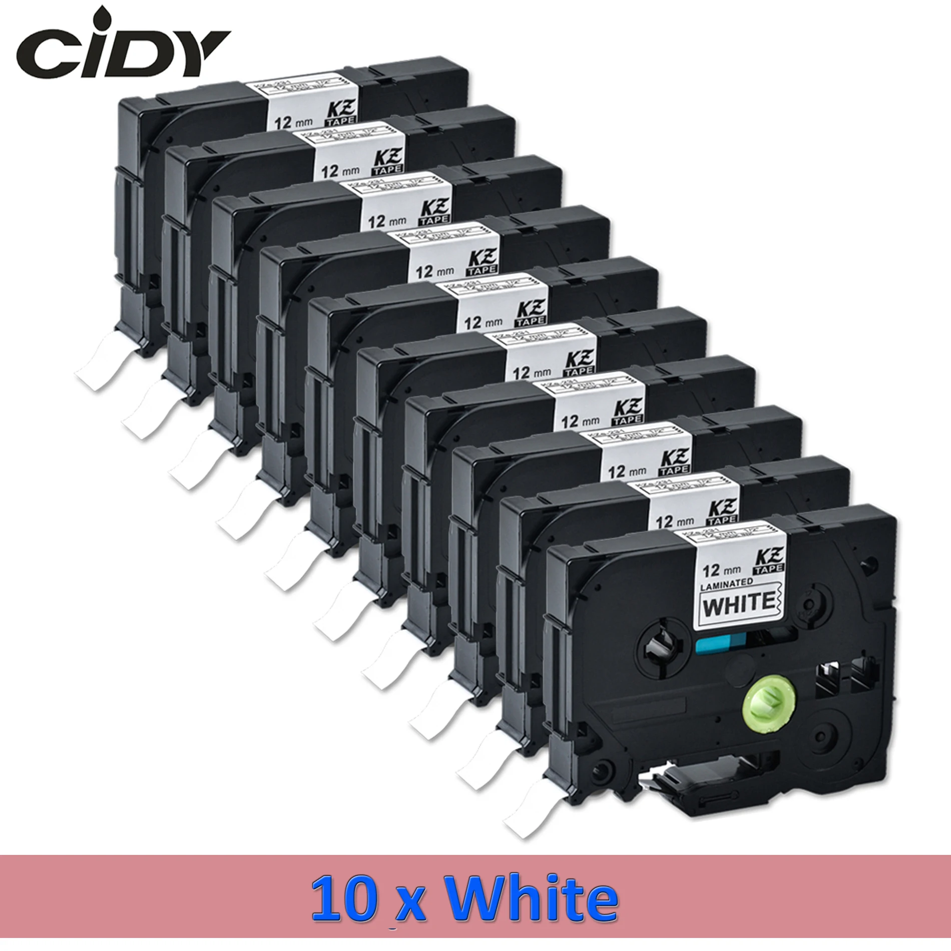 Cidy Compatible For Brother 12mm Laminated Label Tape Tze231 Tze 231 ...