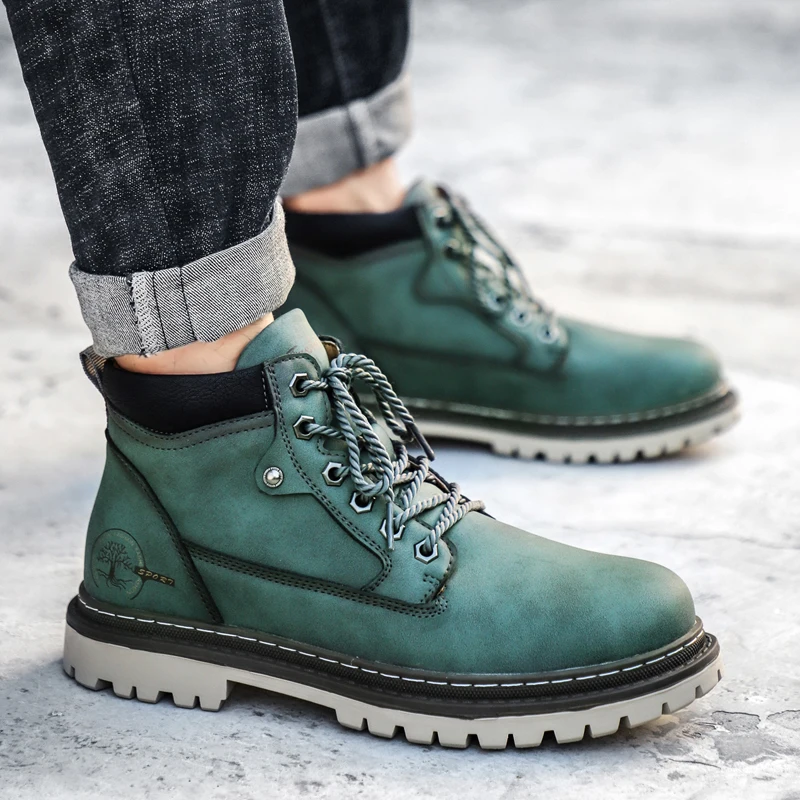 Green Timberland Boots For Men