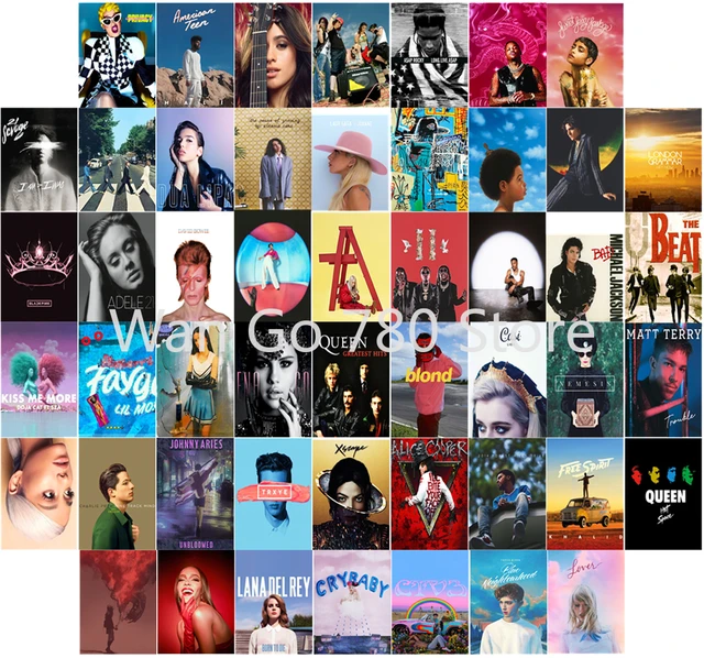 Pop Music Artists Collage