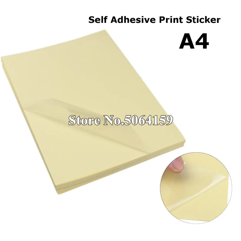 Clear-Matte-Adhesive-Printer-Paper-A4-Self-Adhesive-Glossy-Transparent ...