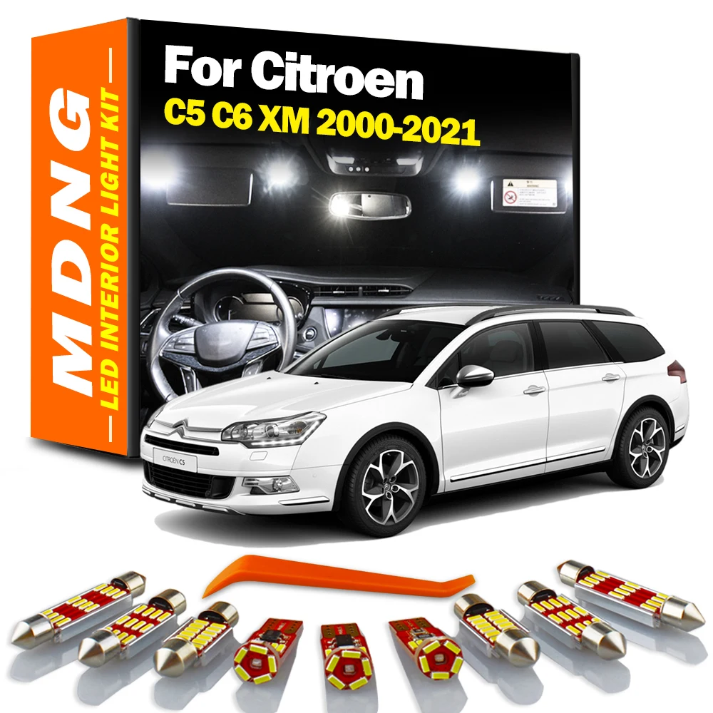 MDNG-Canbus-LED-Interior-Map-Dome-Reading-Trunk-Light-Kit-For-Citroen ...