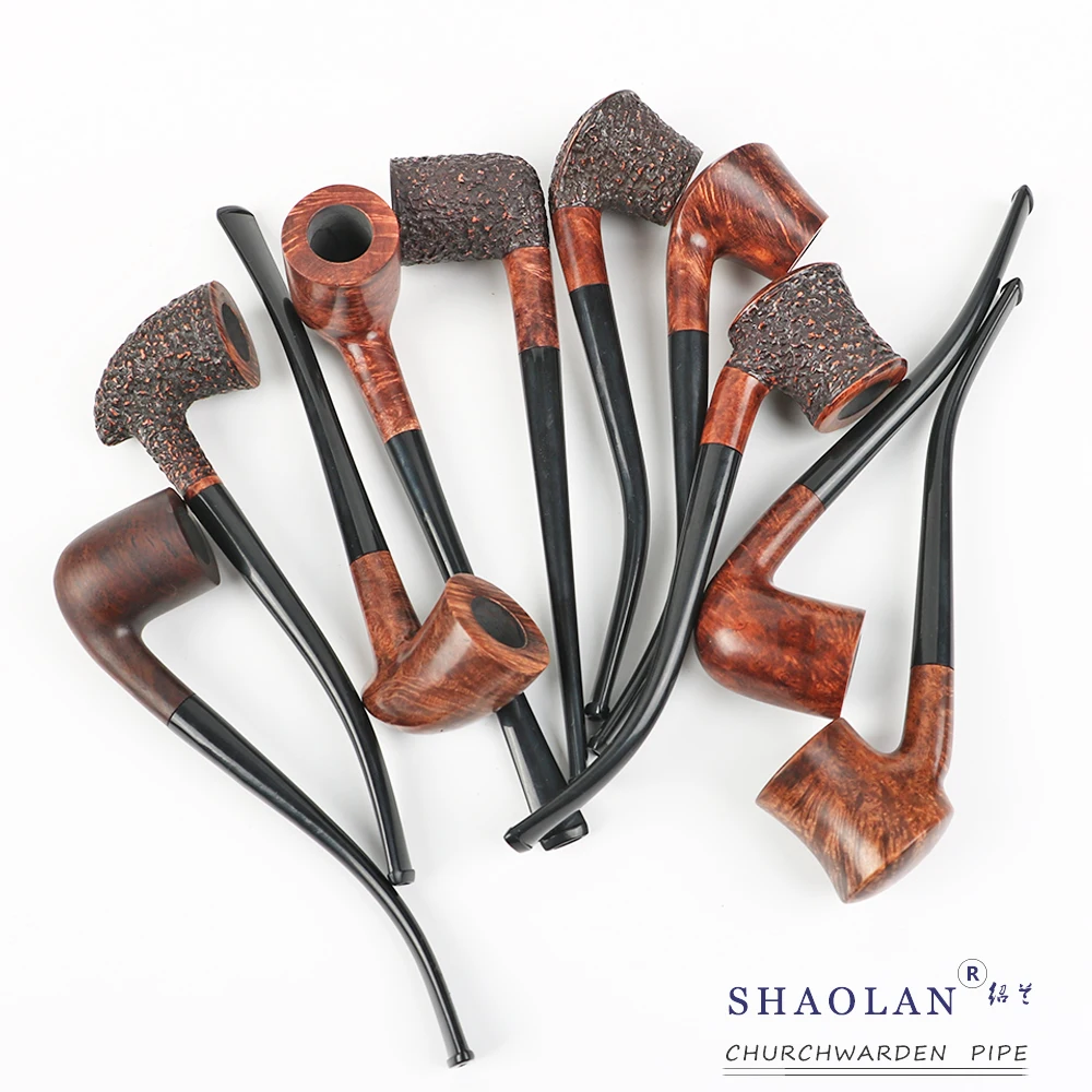 Smoking-Pipe-BriarWood-Pipe-Long-Stem-Briar-Pipes-Churchwarden-3MM ...