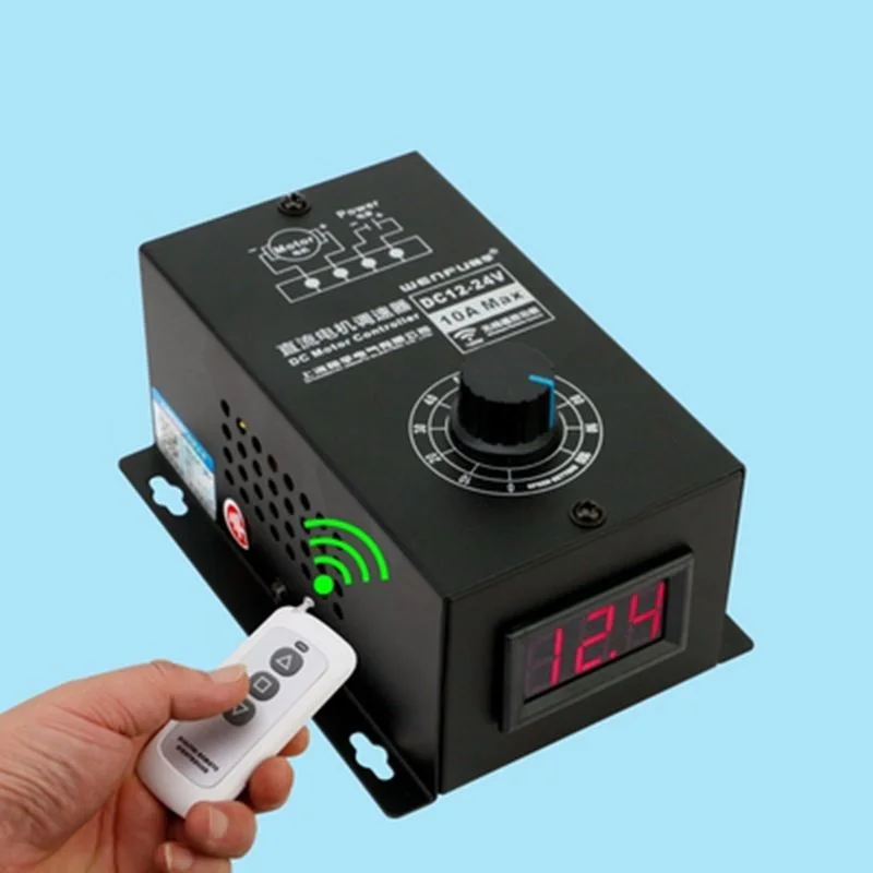 Wireless-remote-control-digital-display-DC-motor-speed-controller ...