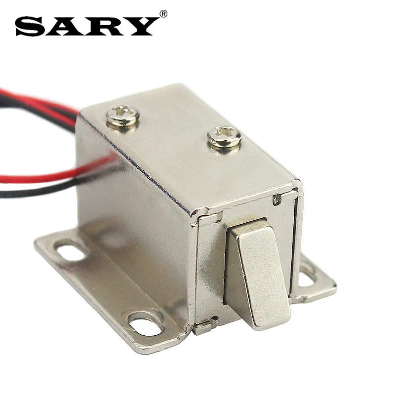 Small electromagnetic lock DC6V 12V mini electric bolt lock Release ...