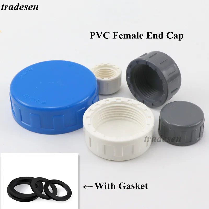 1Pcs-PVC-Female-End-Cap-Aquarium-Fish-Tank-Drain-Cap-Hand-Screwed-Cap ...