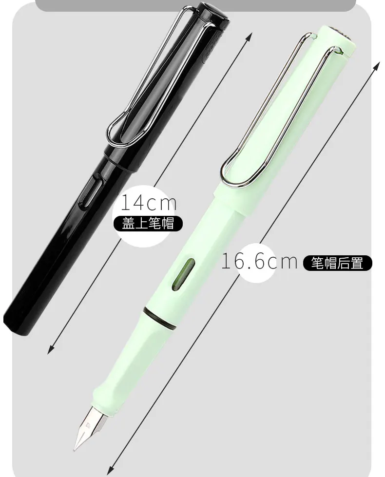 STYLO,Mixed ink-set8-EF--Jeu De Stylos À Plume 0.38mm, 53 Pièces ...