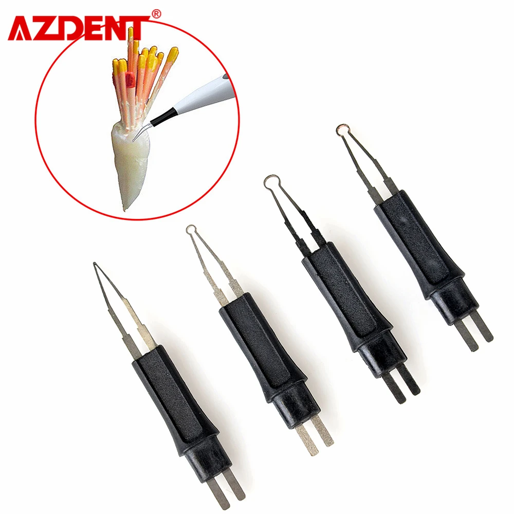 4 pcs/pack Dental Heated Gutta Cutter Tips for Gutta Percha Point ...