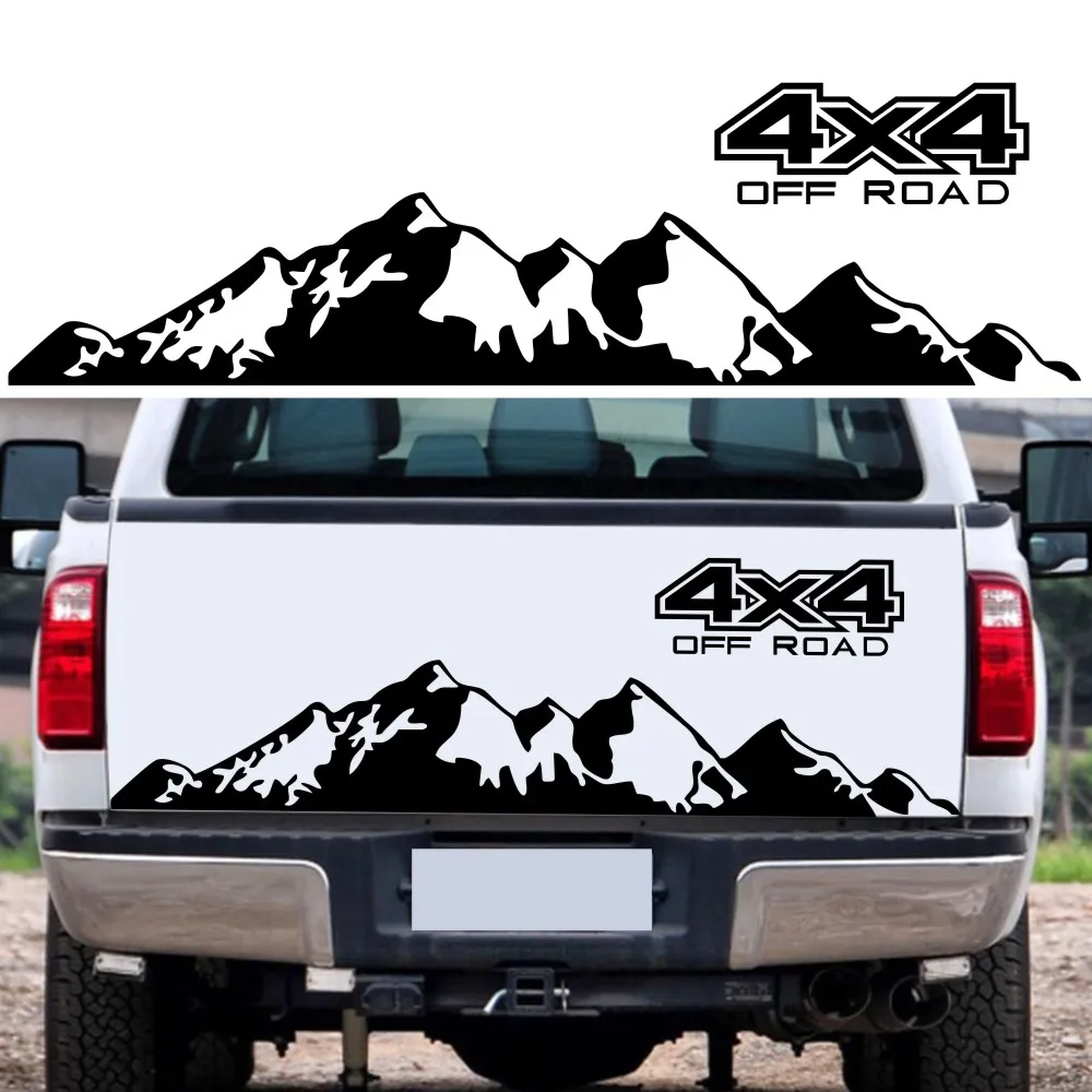 Car-Sticker-4X4-Off-Road-Graphic-Vinyl-Decal-For-Ford-Ranger-Raptor ...