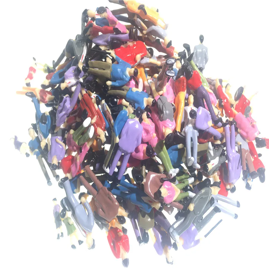 30pcs 1/42 Sale Color Model Figures Toys Miniature Painted Passengers ...