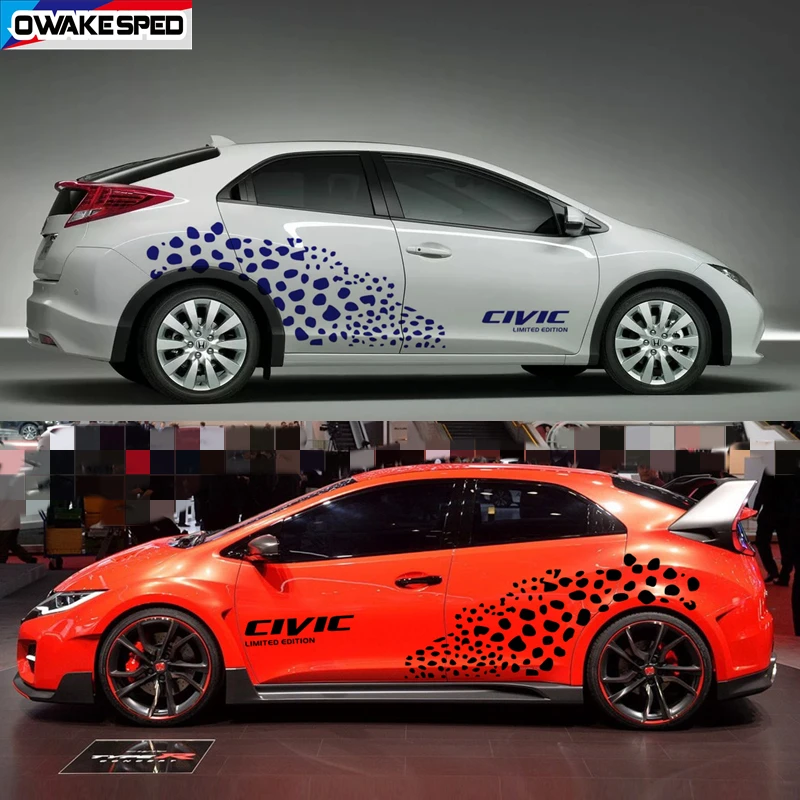 Honda Civic Back Bumper Sticker