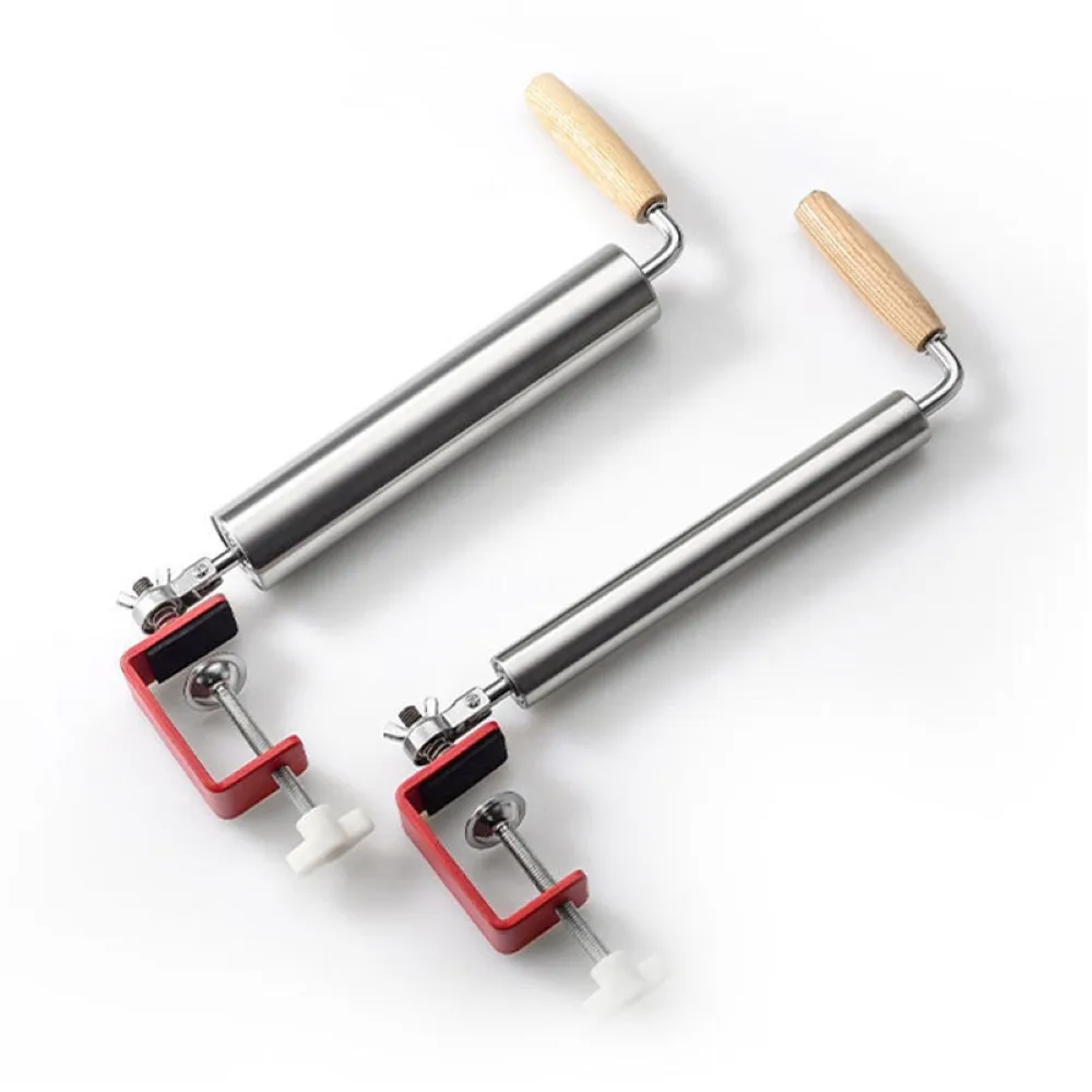 Rolling Pin Stainless Steel Labor Saving One-handed Rotating Roller ...
