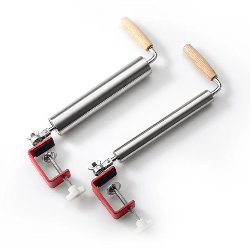 Rolling Pin Stainless Steel Labor Saving One-handed Rotating Roller ...