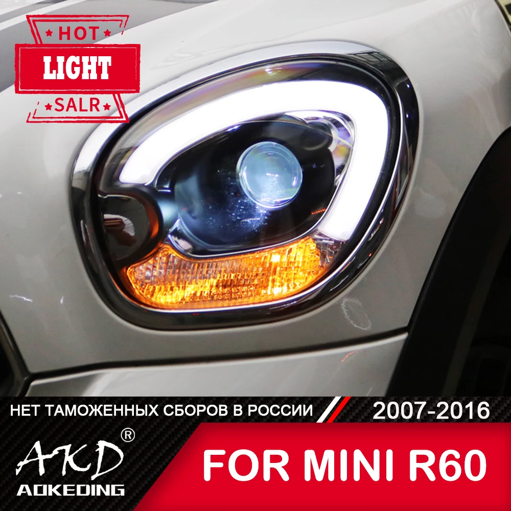 For Mini Countryman R60 2007-2016 Head Lamp Car Accessory Fog Lights ...
