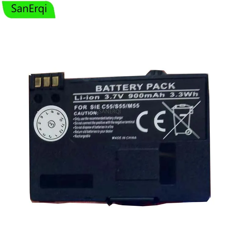 10 шт. Аккумулятор для Sie mens A51, A52, A55, A56, A57, C55, C56, C60 ...