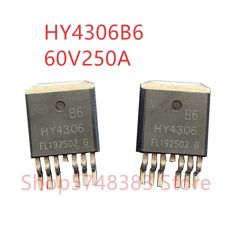 100% 오리지널 MOS 튜브, HY4306B6, HY4306 TO 263 6, 60V, 250A, 263W, 10 개/몫 ...