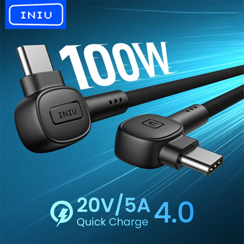 Iniu 2m Usb C To Usb Type C Cable 100w 5a Fast Charging Mobile Phone ...
