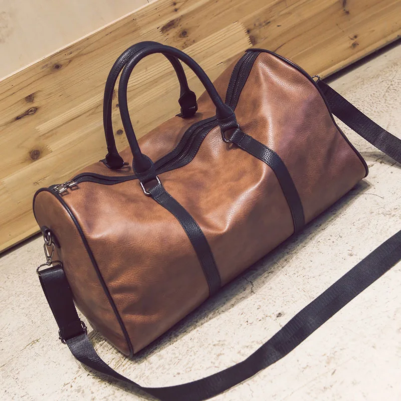 2020-Summer-New-Pu-Leather-Portable-Couple-Travel-Bag-Large-Capacity ...