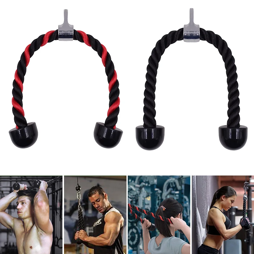 Gym-Tricep-Rope-Pull-Down-Cable-Rope-Tricep-Cord-Pulldown-Workout ...