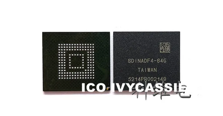 SDINADF4 64G eMMC BGA153 64GB Phone Nand Flash Memory IC Storage Chip ...