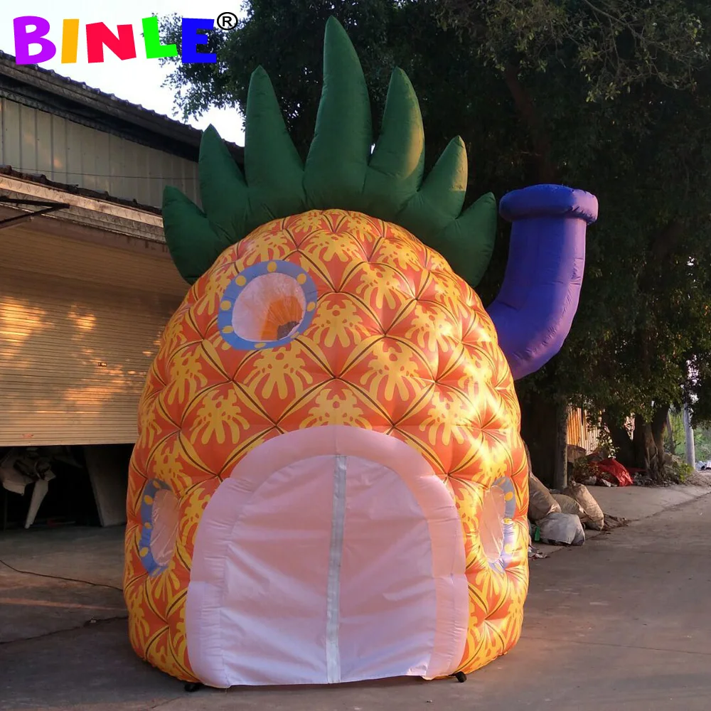 Custom-Carnival-Treat-Shop-Inflatable-Pineapple-Tent-Fruit-Shape-Dome ...