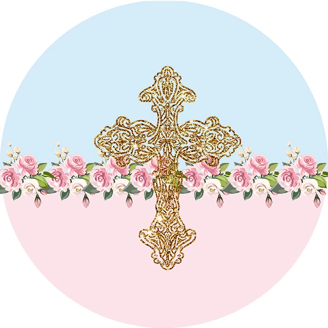 Baby Baptism Cross Clip Art