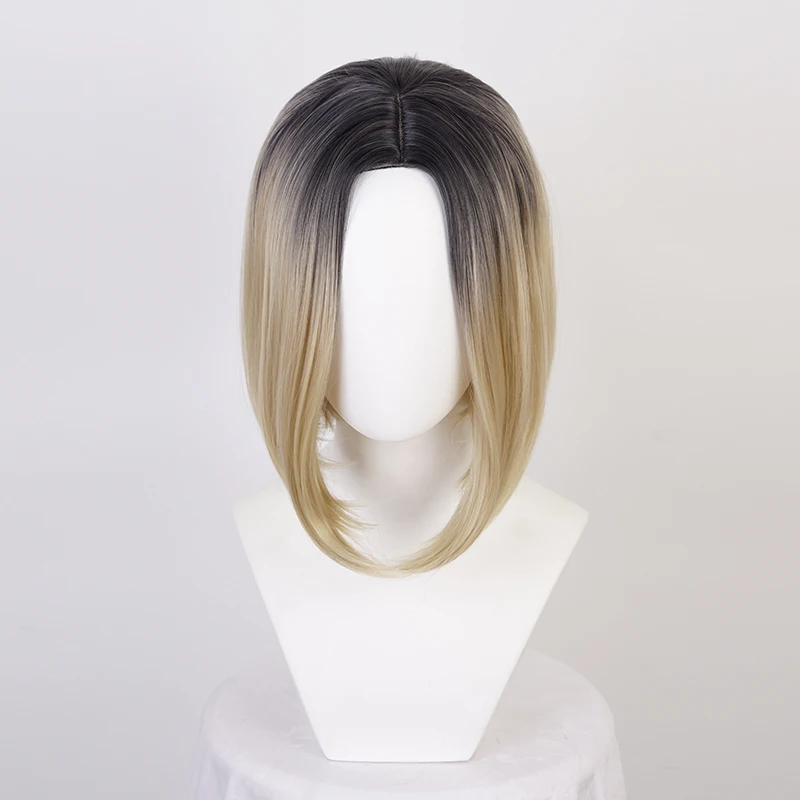 Bride of Chucky Role Play Jennifer Tilly Cosplay Wig Blonde Black ...